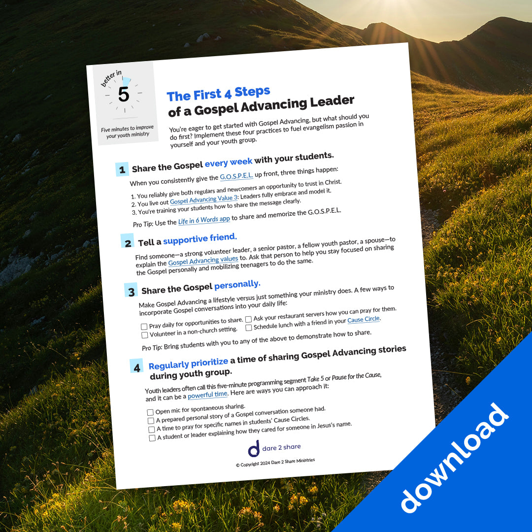 Better In 5: The First 4 Steps of a Gospel Advancing Leader - Digital ...